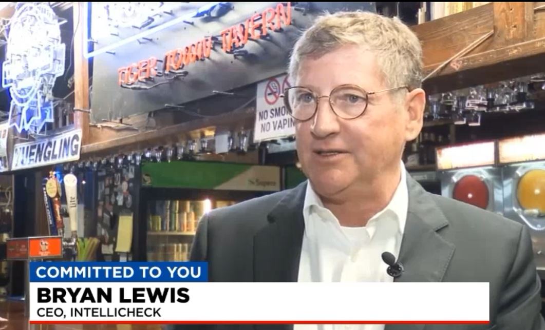 CEO Bryan Lewis with WHNS-TV on the new city of Clemson partnership | Intellicheck